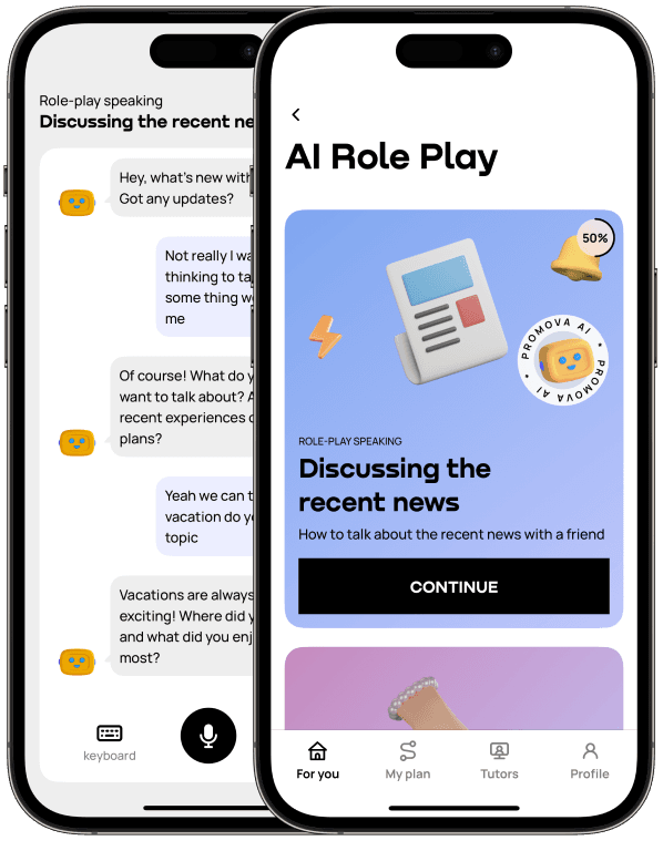 AI English Speaking App: Your AI speaking tutor | Promova