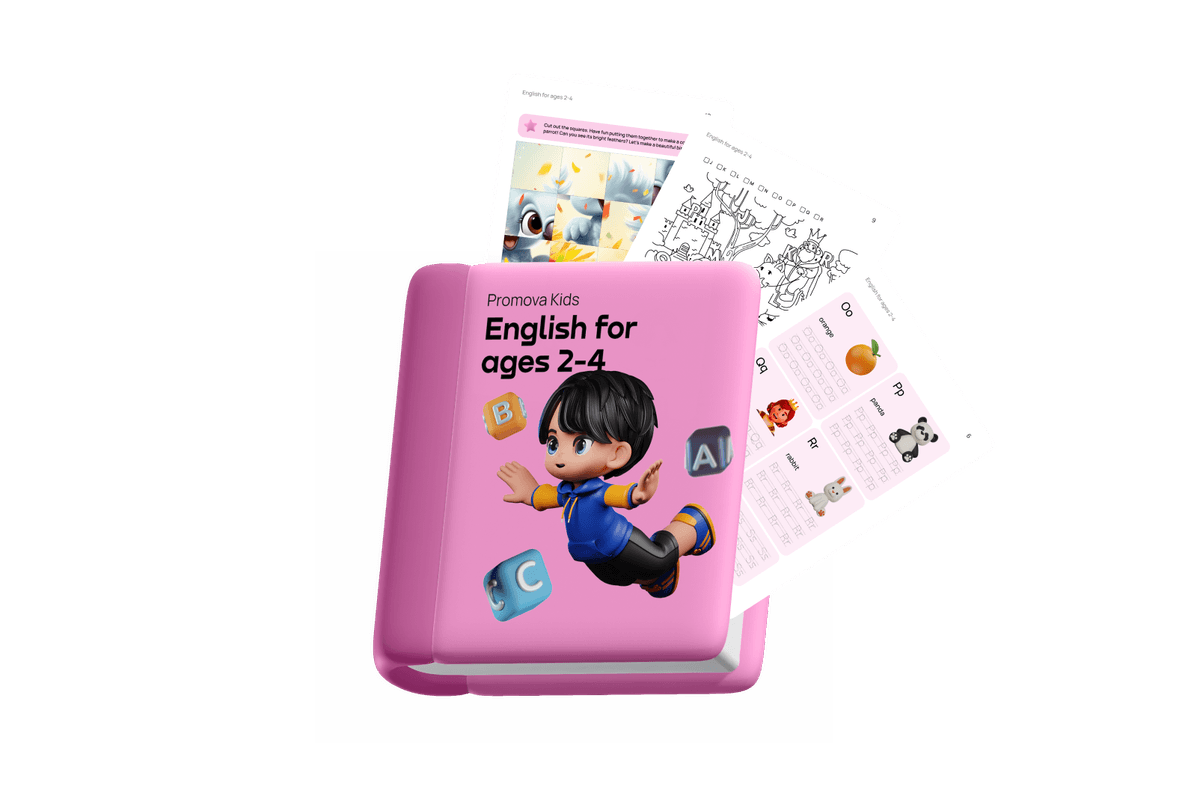 Fichas para infantil y preescolar: inglés para niños